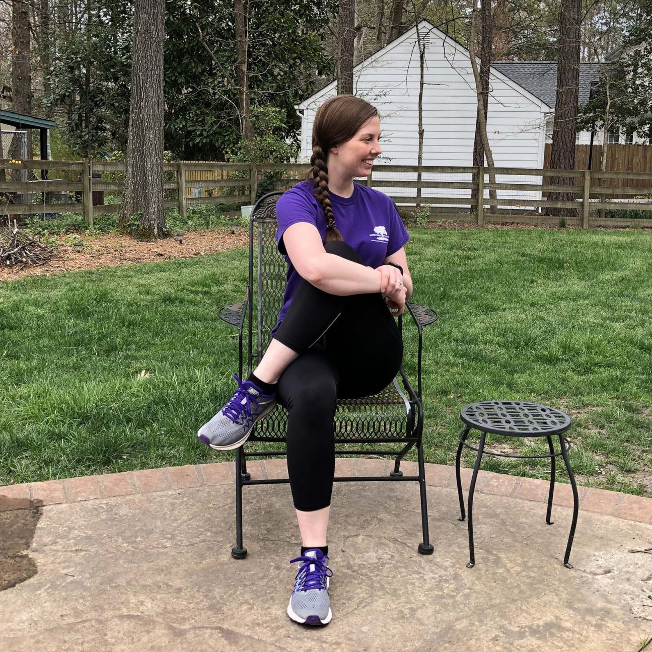 Seated Glute Stretch